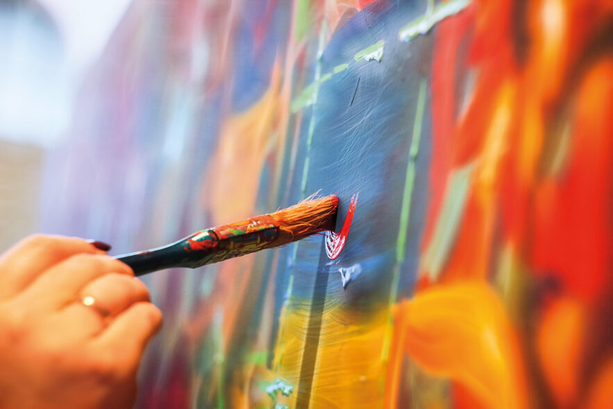 Painting Away The Pain - Verve Magazine